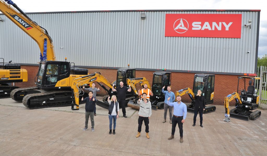 SANY Opens First UK Depot and Launches SANY Scotland