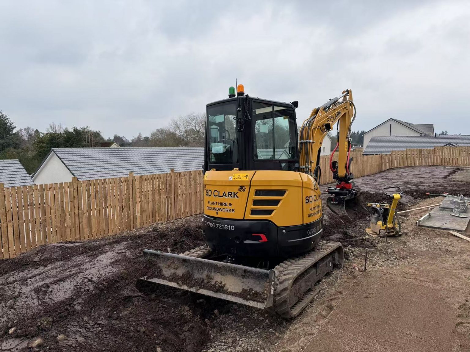 SANY delivers SY35U with Rototilt attachment to SD Clark Planthire ...